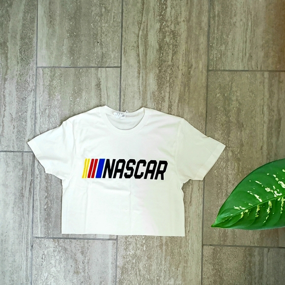 Shirts | Nascar Race Car Cropped Top Shirt | Poshmark
